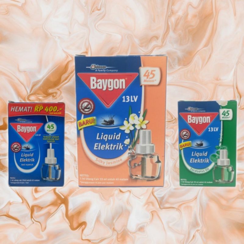 Jual baygon refill liquid elektrik 33ml untuk 45 malam Eucalyptus oil/silky jasmine/original ...