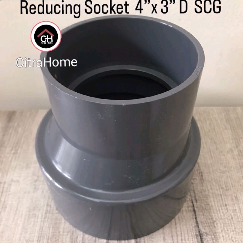 Jual Reducing Socket / Verlop Sok PVC 4”x3” D SCG | Shopee Indonesia