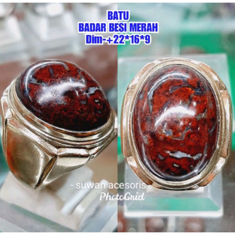 Jual Batu badar besi merah nempel magnet 08 | Shopee Indonesia