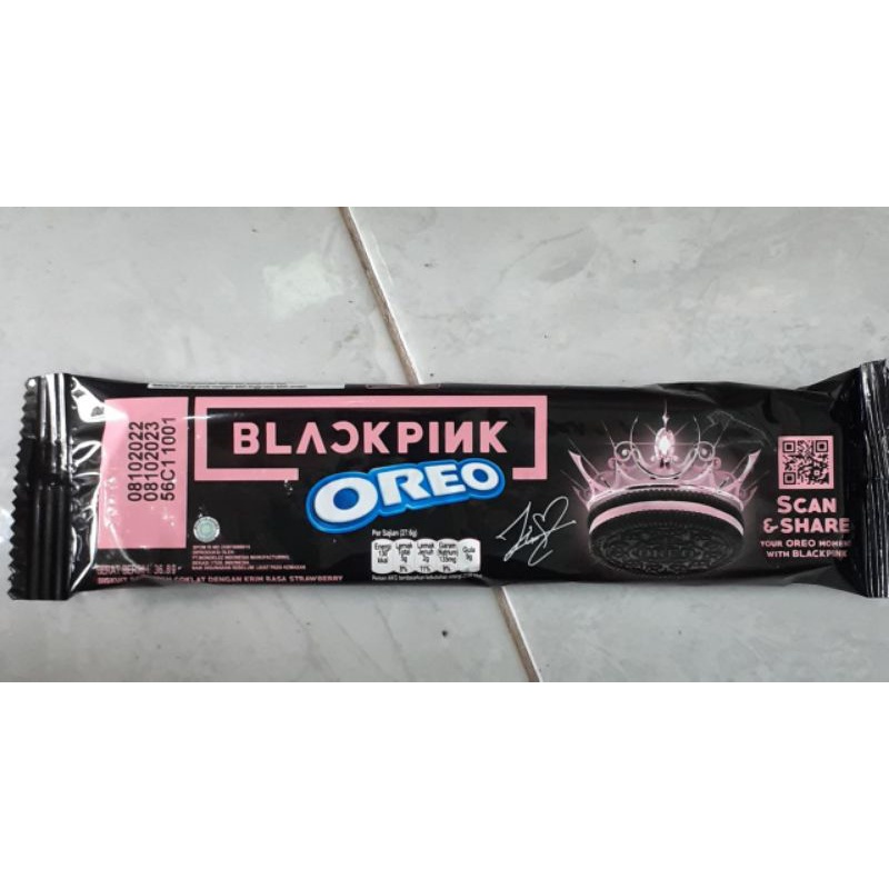 Jual OREO BLACKPINK STRAWBERY/OREO BLACK VERSION/OREO BLACKPINK LIMITED ...