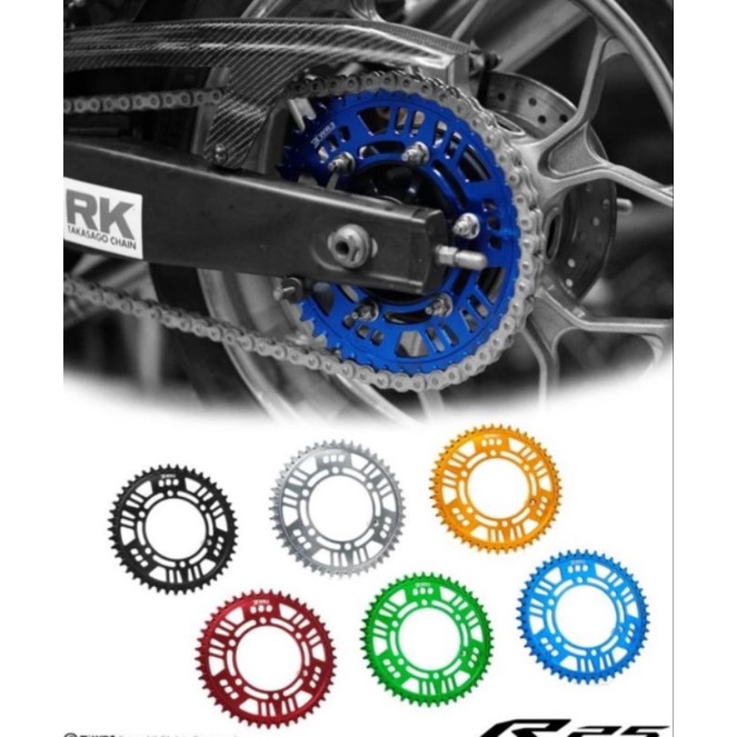 Jual Gear Belakang WR3 Kawasaki Ninja 250 FI / Z250 FI /Yamaha R25 / MT ...