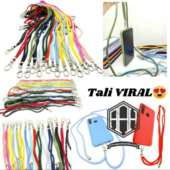 Jual tali gantungan hp 2 sisi strap selempang original impor handphone ...