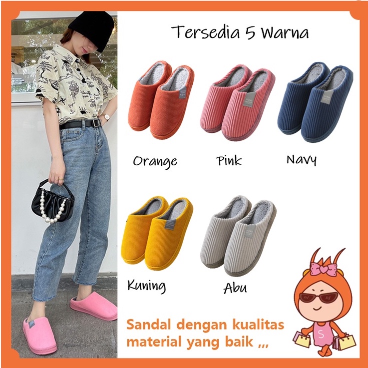 Jual Reseller Welcome - S5631 Sandal Empuk Wanita & Pria ColorFull ...