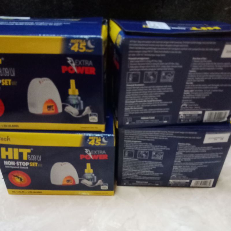 Jual Hit Non Stop Set Anti Nyamuk Elektrik Alat + Refill | Shopee Indonesia