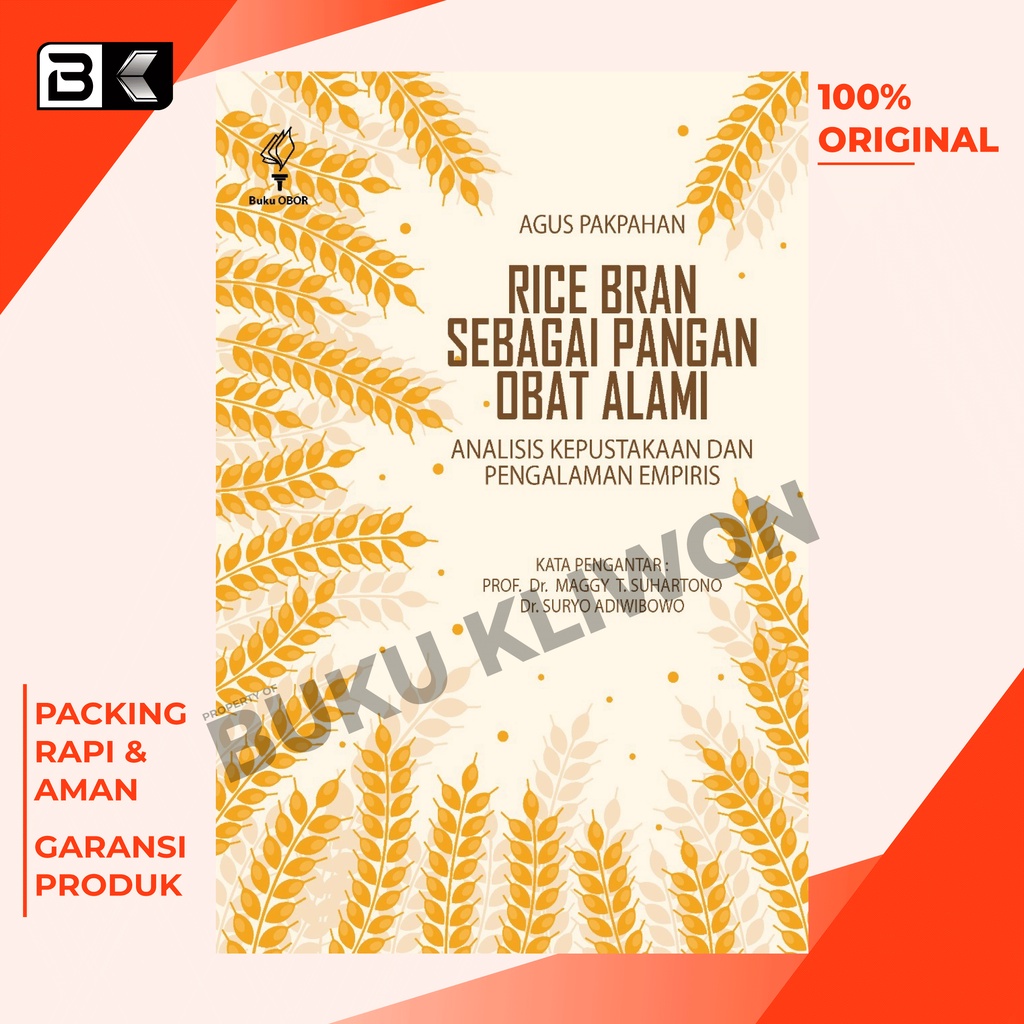 Jual Buku Rice Bran Sebagai Pangan Obat Alami - Agus Pakpahan | Shopee ...