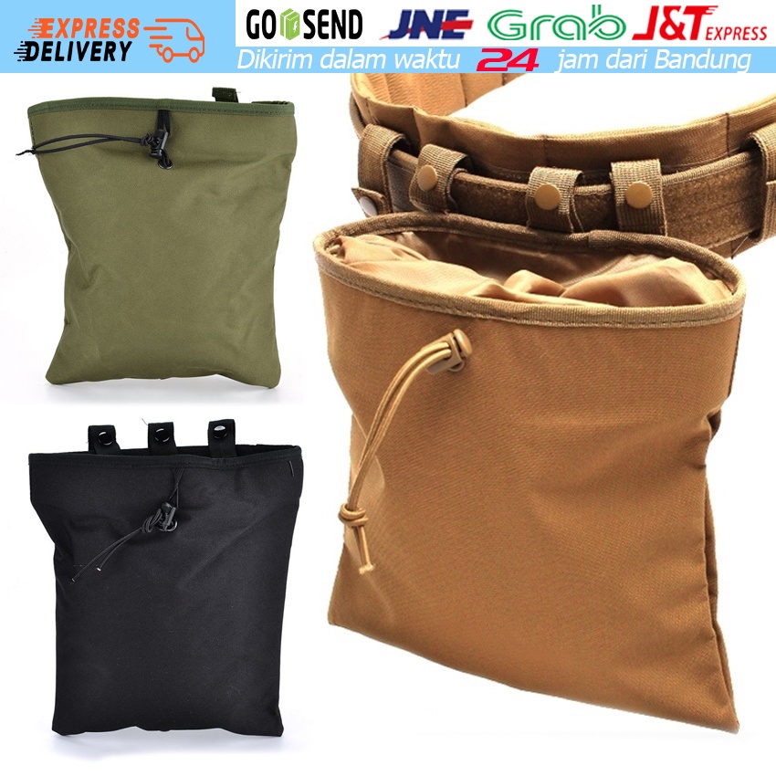 Jual Multifunctional Tactical Folding Dump Bag Drop Recycling Pouch ...