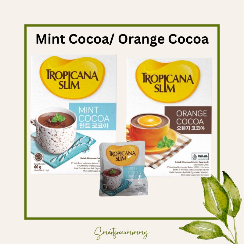 Jual Tropicana Slim Mint Cocoa / Tropicana Slim Orange Cocoa ...