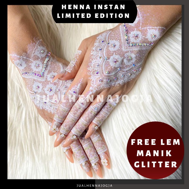 Jual HENNA INSTAN MOTIF PREMIUM [30 DESAIN EKSLUSIF] edisi terbatas instant limited edision ...