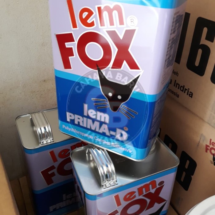 Jual Lem Kuning Fox Prima D 2,5kg - galon (KIRIM GOJEK / GRAB) | Shopee ...