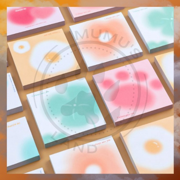 Jual STICKY NOTES BERWARNA BERVARIASI MOTIF / STICK NOTE / KERTAS MEMO ...