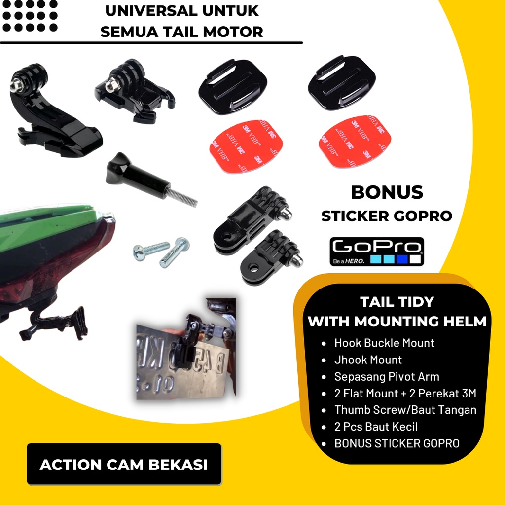 Jual Tail Tidy R25 / R15 / CBR 150R / ZX25R Custom Mounting Gopro Plat Motor | Shopee Indonesia