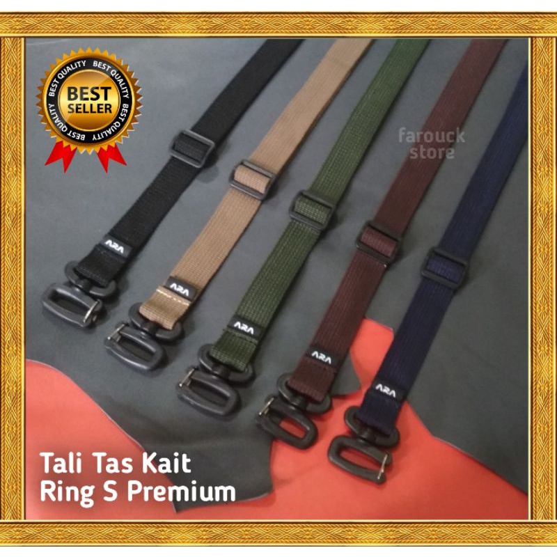 Jual Tali tas selempang kekinian model kait S original kuat tali tas ...