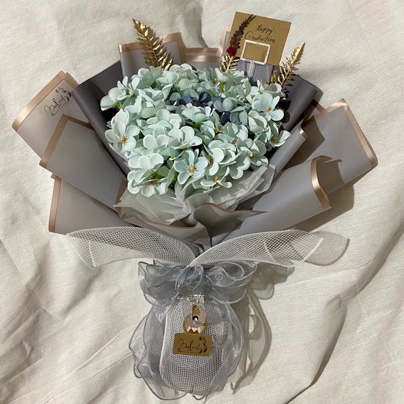 Jual Buket Bunga Artificial with LED Lights Ukuran Standard Gift Wisuda ...