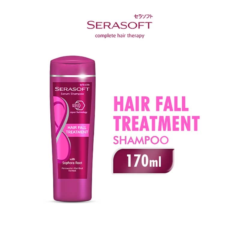 Jual SERASOFT Shampoo Hair Fall Treatment 170 ml | Shopee Indonesia