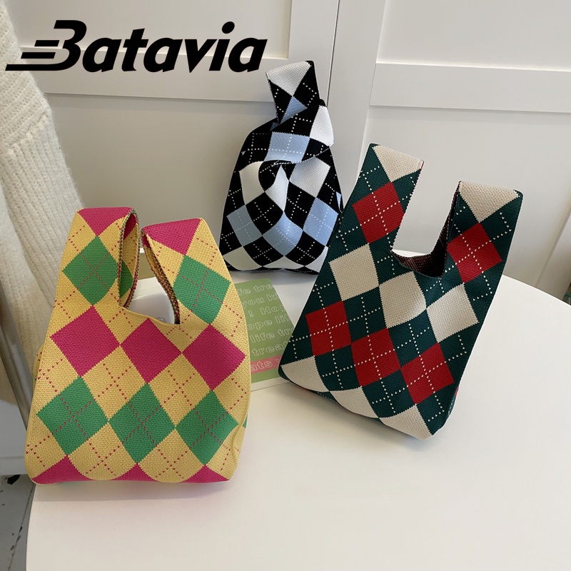 Jual Batavia Baru penyimpanan indah tas rajutan portabel kecil yang ...