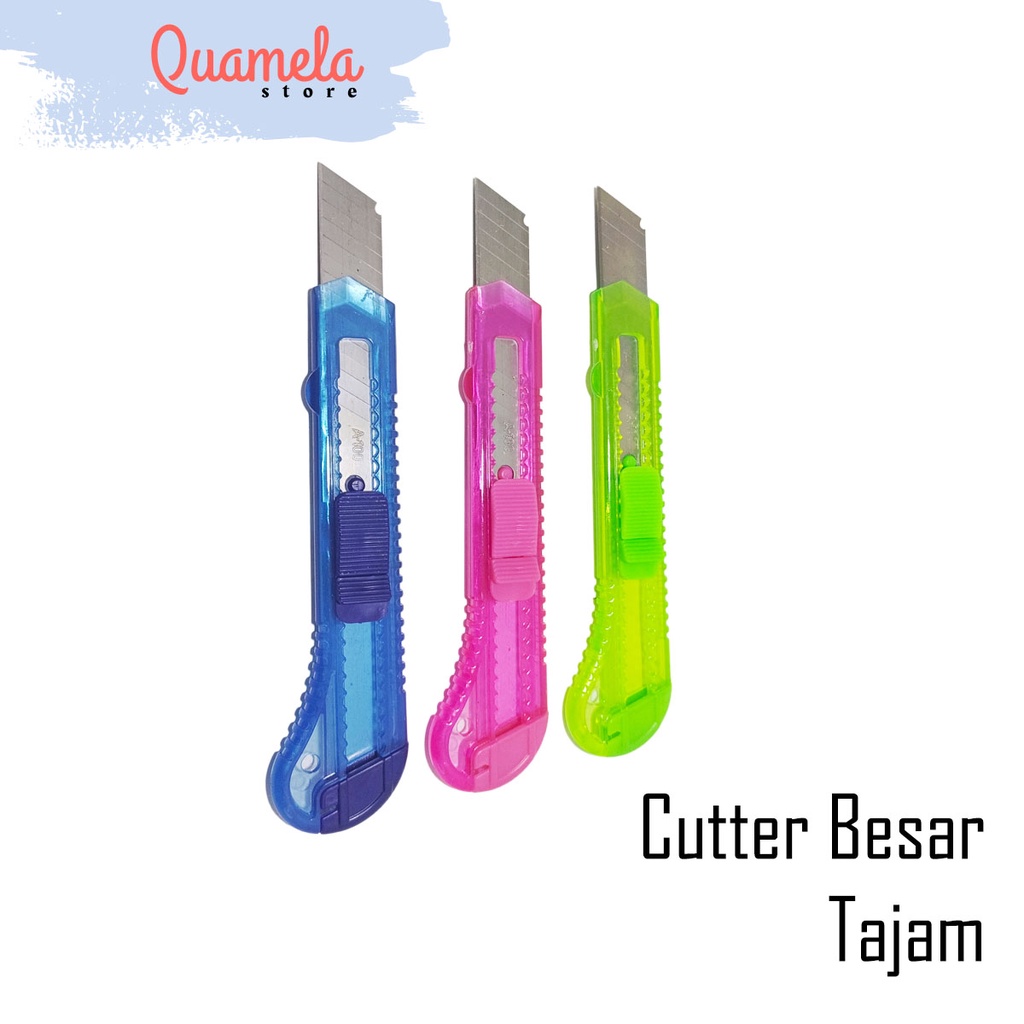 Jual cutter besar baja tajam renteng kater besar katter besar silet ...
