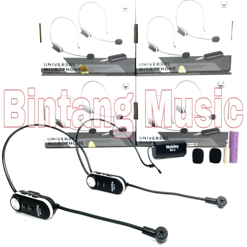 Jual Mic Bando Noisley NH2 Original Mic bando wireless | Shopee Indonesia