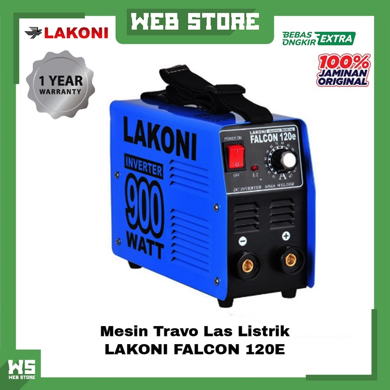 Jual Mesin Las Listrik Travo Welding Inverter 900 Watt Lakoni Falcon 120E | Shopee Indonesia