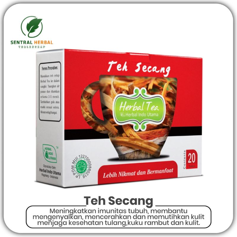 Jual Teh Secang Indo Herbal Utama Isi 20 Kantong | Shopee Indonesia