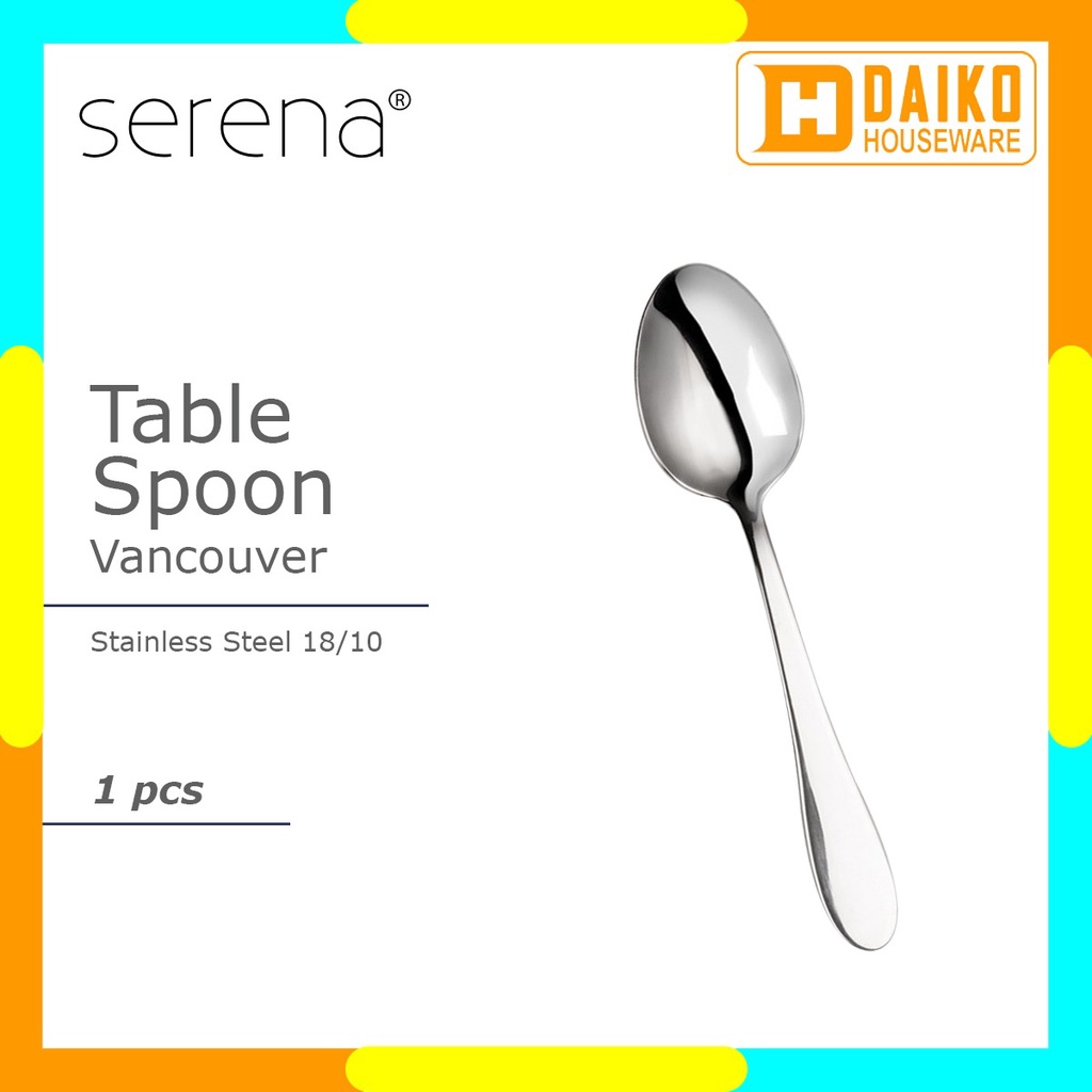 Jual Sendok Serena Vancouver - Table Spoon Alat Makan Stainless Steel ...
