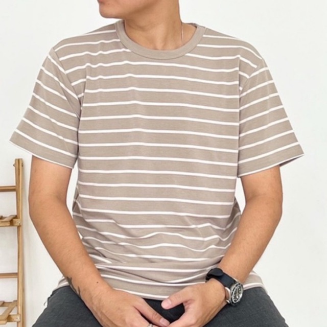 Jual Kano Basics SEOUL Stripes Cotton Tee - Kaos Salur Garis Katun Korean Warna Pastel | Shopee ...
