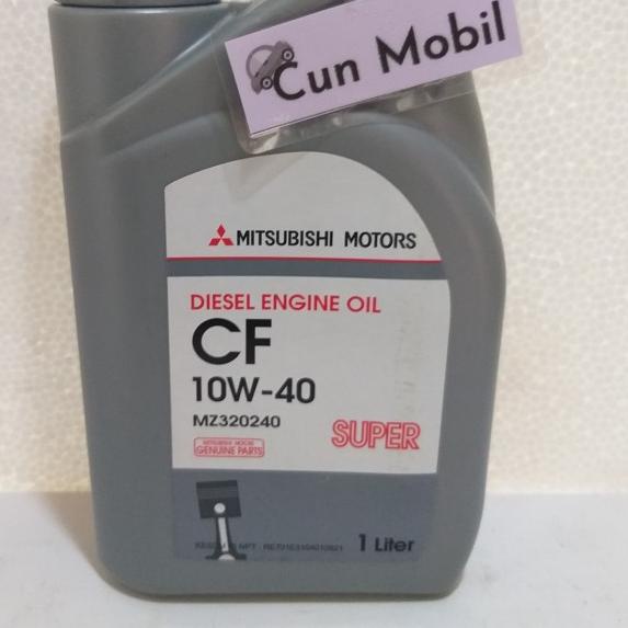 Jual Oli Mesin KTB Diesel Mitsubishi SAE 10W-40 1 Liter | Shopee Indonesia