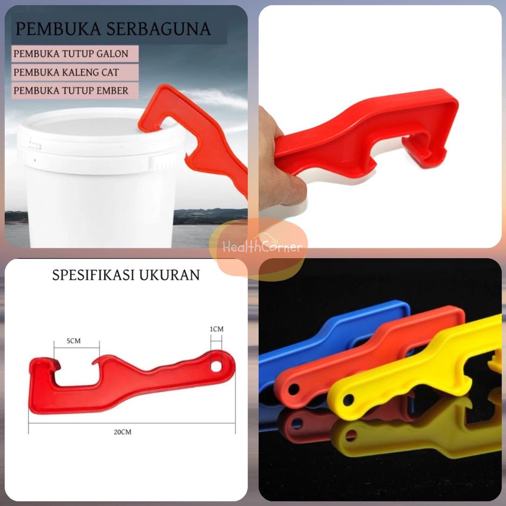 Jual Alat Pembuka Kaleng Cat Serbaguna / Alat Pembuka Ember Gallon ...