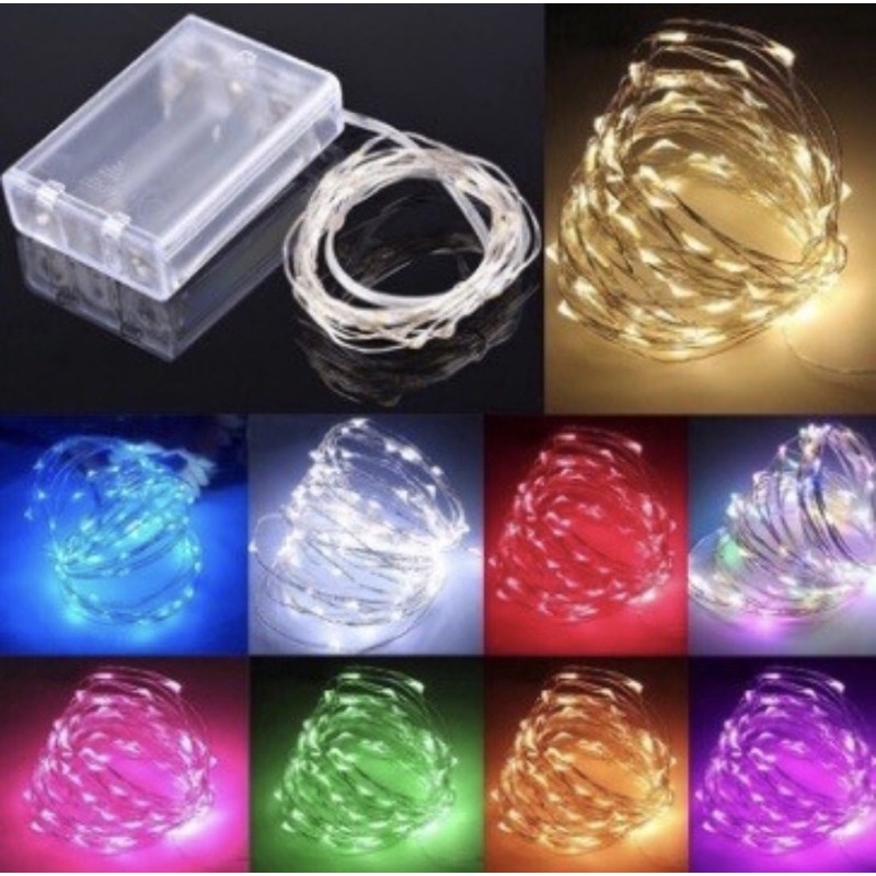 Jual Fairy light/lampu led tumblr baterai/ 2 meter/3 meter/5 meter/10 ...
