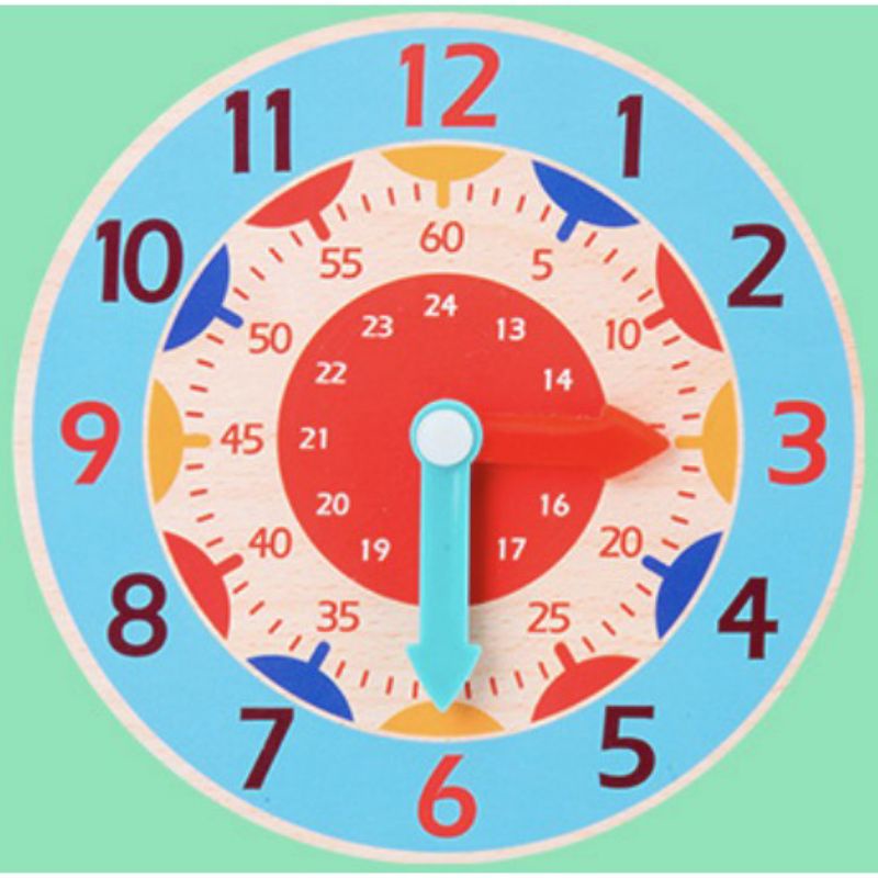 Jual Mainan Edukasi Jam Mengenal Waktu / Flashcard mengenal waktu /Buku mengenal Waktu | Shopee ...