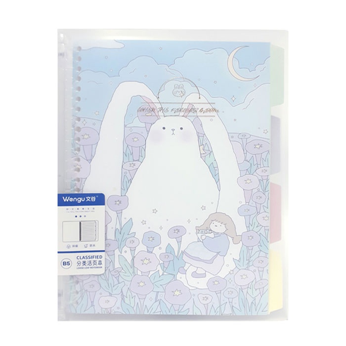 Jual WENGU Binder A5 B5 Rabbit Flower (B0218) | Shopee Indonesia