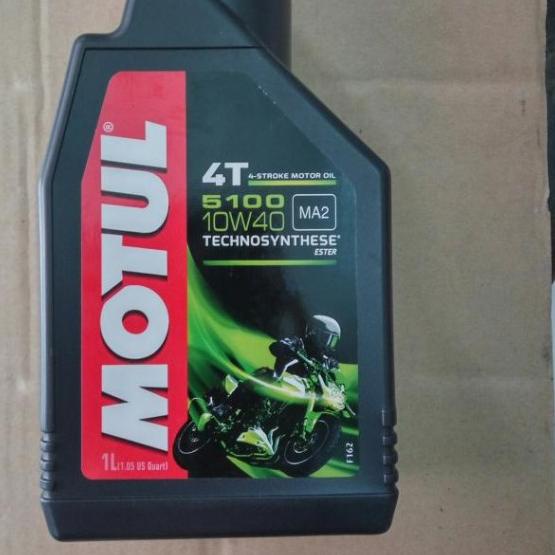 Jual Oli / Olie Motul 5100 API SM (10w40) MA2 Technosynthese Ester 1 Liter | Shopee Indonesia