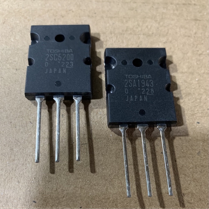 Jual TRANSISTOR FINAL TOSHIBA C5200 A1943 ORIGINAL ASEMBLED IN JAPAN ...
