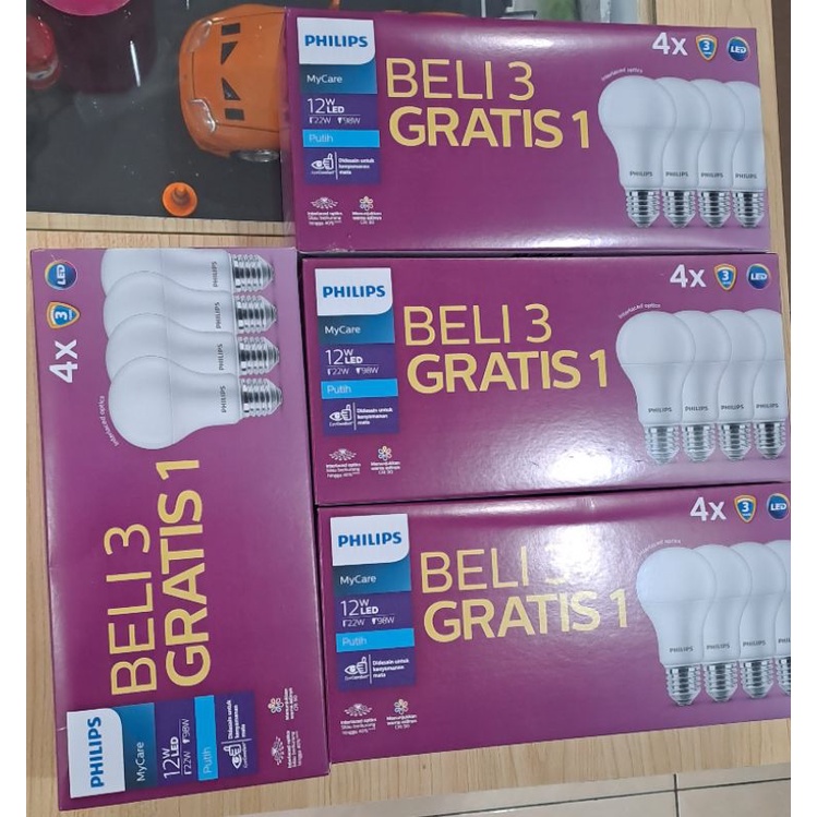 Jual Lampu Philips 12 Watt ( Putih Terang LED ) | Shopee Indonesia