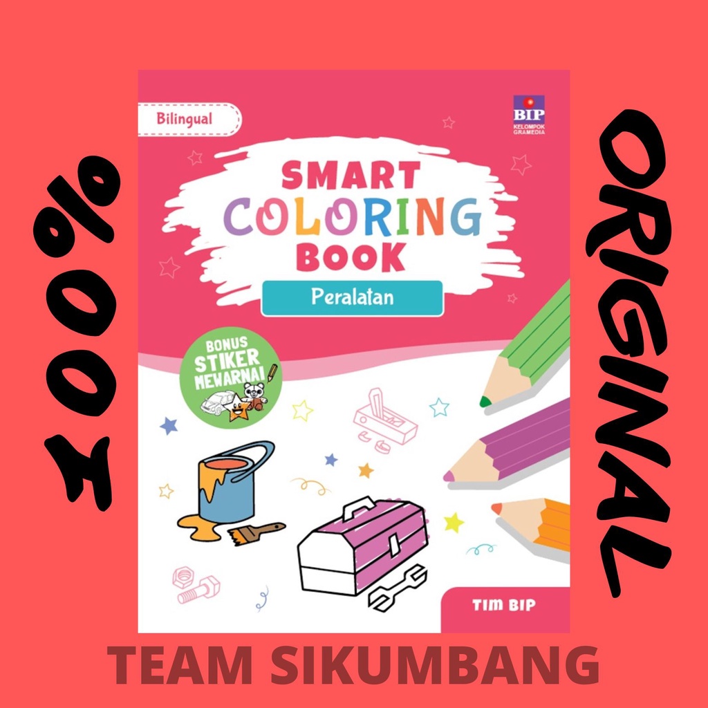 Jual Buku Smart Coloring Book: Peralatan | Shopee Indonesia