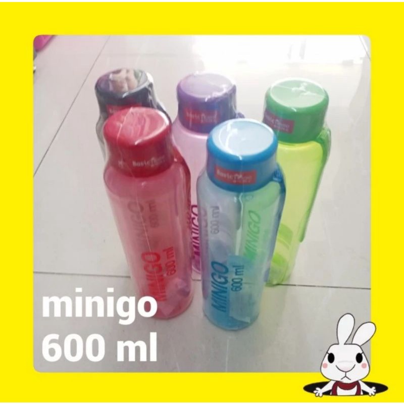 Jual botol air minum, minigo, 600 ml, basic home(member of lion star ...