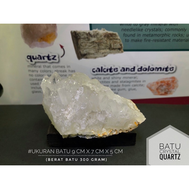Jual Batu Crystal Quartz L33 atau Batu Kristal Kuarsa atau Batu ...