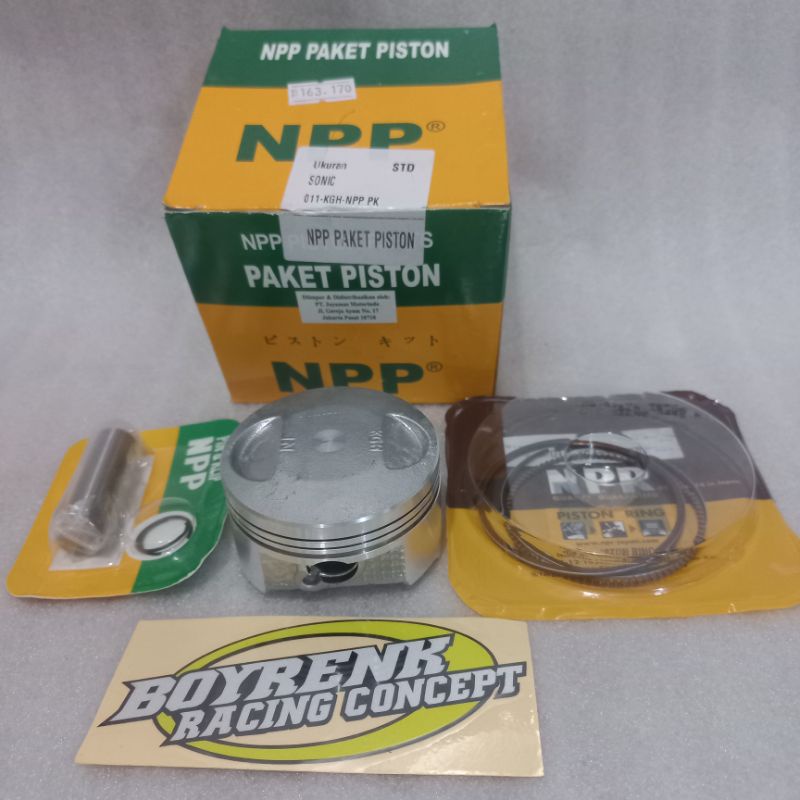 Jual PISTON KIT SONIC KGH OVS STD-50-100-150-200-250-300 PIN 13 NPP ...