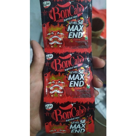 Jual Bon Cabe Level 50 Kemasan 2,5 gr x 12 Sachet (( RENCENG ...