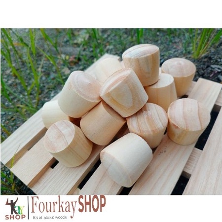 Jual Tutup Botol Kayu diameter 2,5cm | Shopee Indonesia