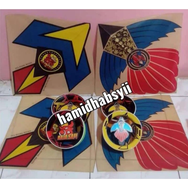 Jual ( Min Order 10pcs ) Layangan Sukhoi & Seot Premium Raja Sapi ...