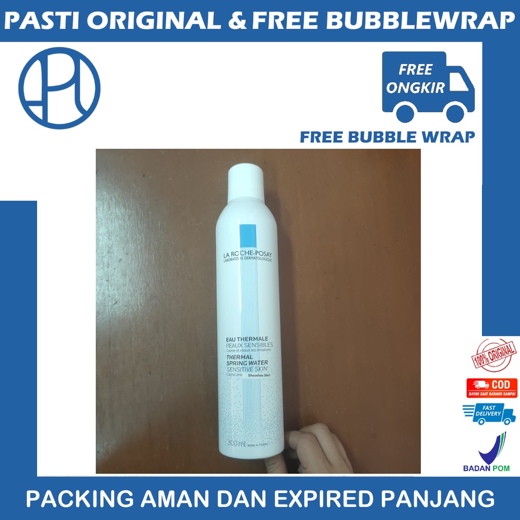 Jual LA ROCHE POSAY THERMAL SPRING WATER FACE MIST 300ML SENSITIF OILY ...