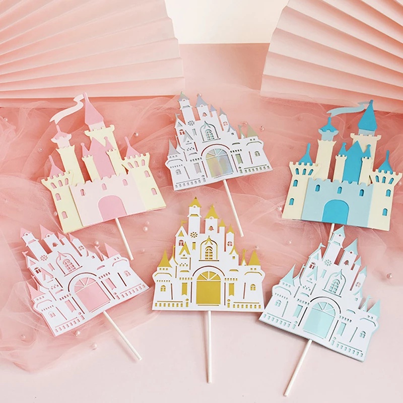 Jual CAKE TOPPER PAPER ISTANA PRINCESS CASTLE/TOPPER KUE ISTANA ...
