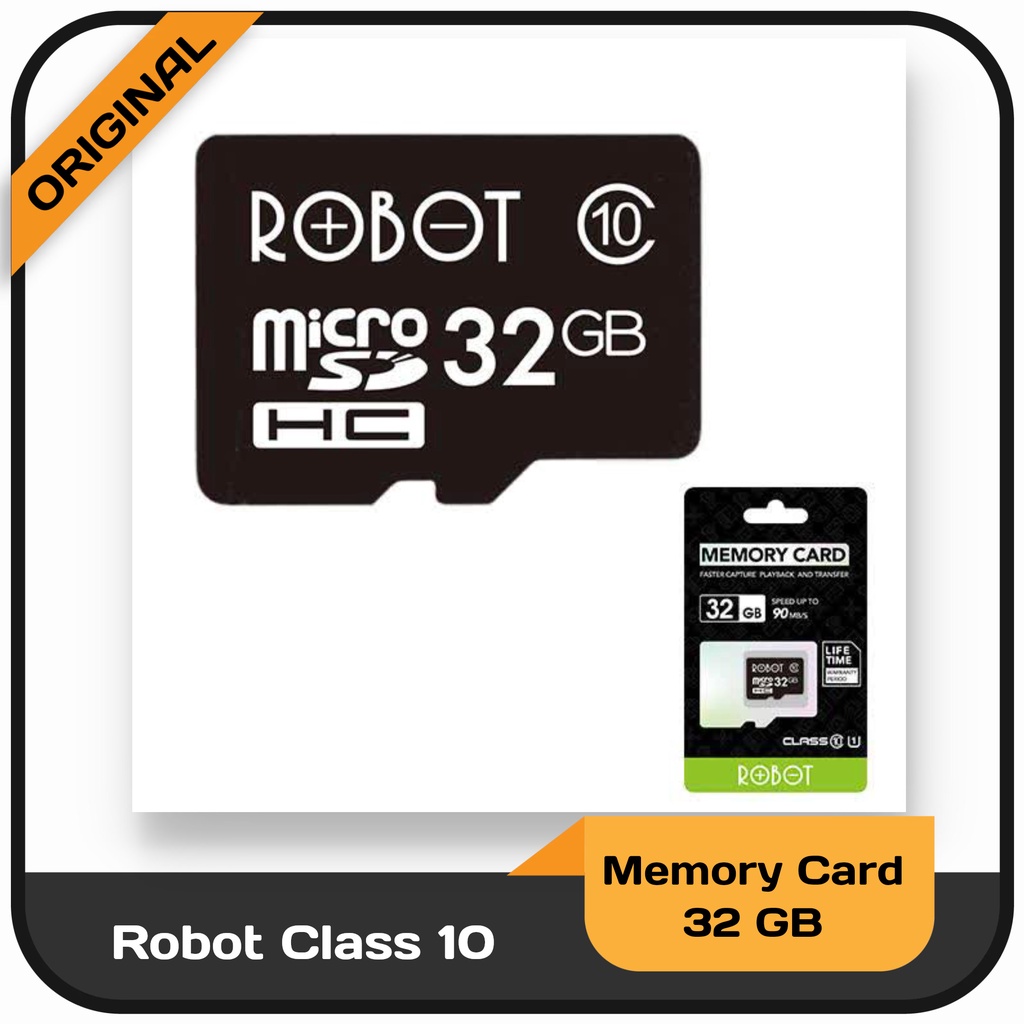 Jual Memory Card/MMC/Micro SD Original Robot 4gb/8gb/16gb/32gb | Shopee ...