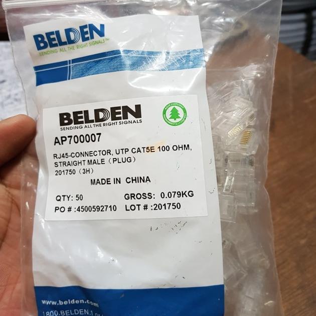 Jual Pin rg 45 belden cat5 | Shopee Indonesia