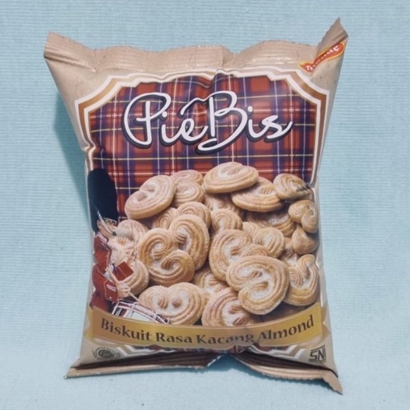 Jual Free Packing Kardus Pie Bis Piebis Biskuit rasa Kacang Almond ...