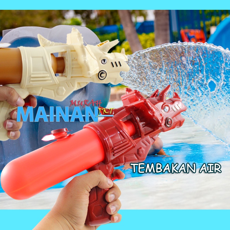 Jual MAINAN ANAK MURAH WATER GUN YW8 PISTOL AIR DINO BESAR MAINAN SERU TEMBAK AIR EDUKASI ANAK ...