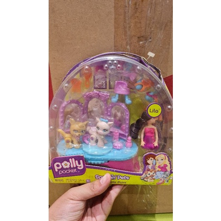 Jual polly pocket sparklin pets Lea dan lila | Shopee Indonesia