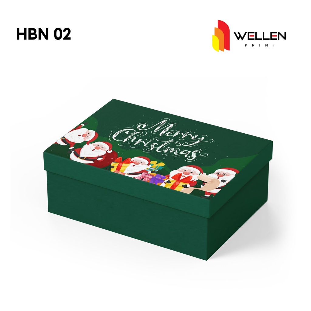 Jual WELLEN PRINT - Hardbox Natal / Print Custom Packaging Kotak ...