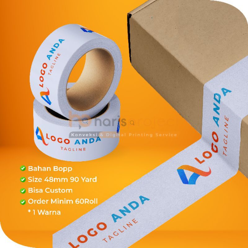 Jual Lakban Custom Logo Usaha | Shopee Indonesia