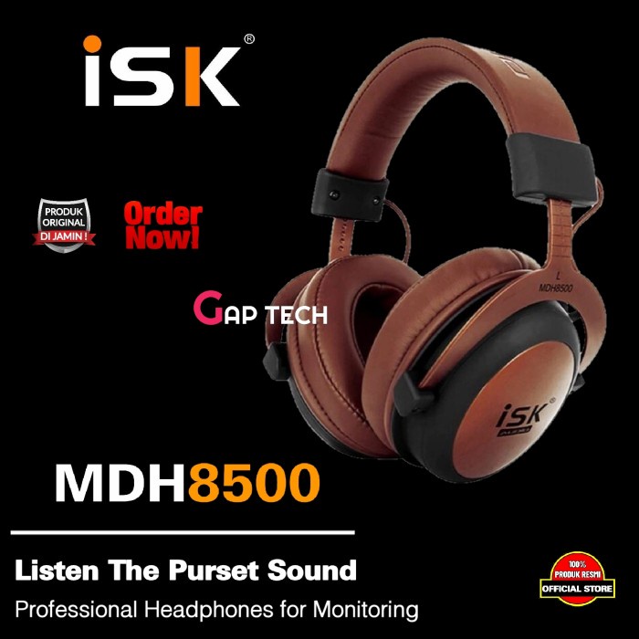 Jual iSK MDH8500 / MDH 8500 Professional Over-Ear Monitoring Headphones | Shopee Indonesia